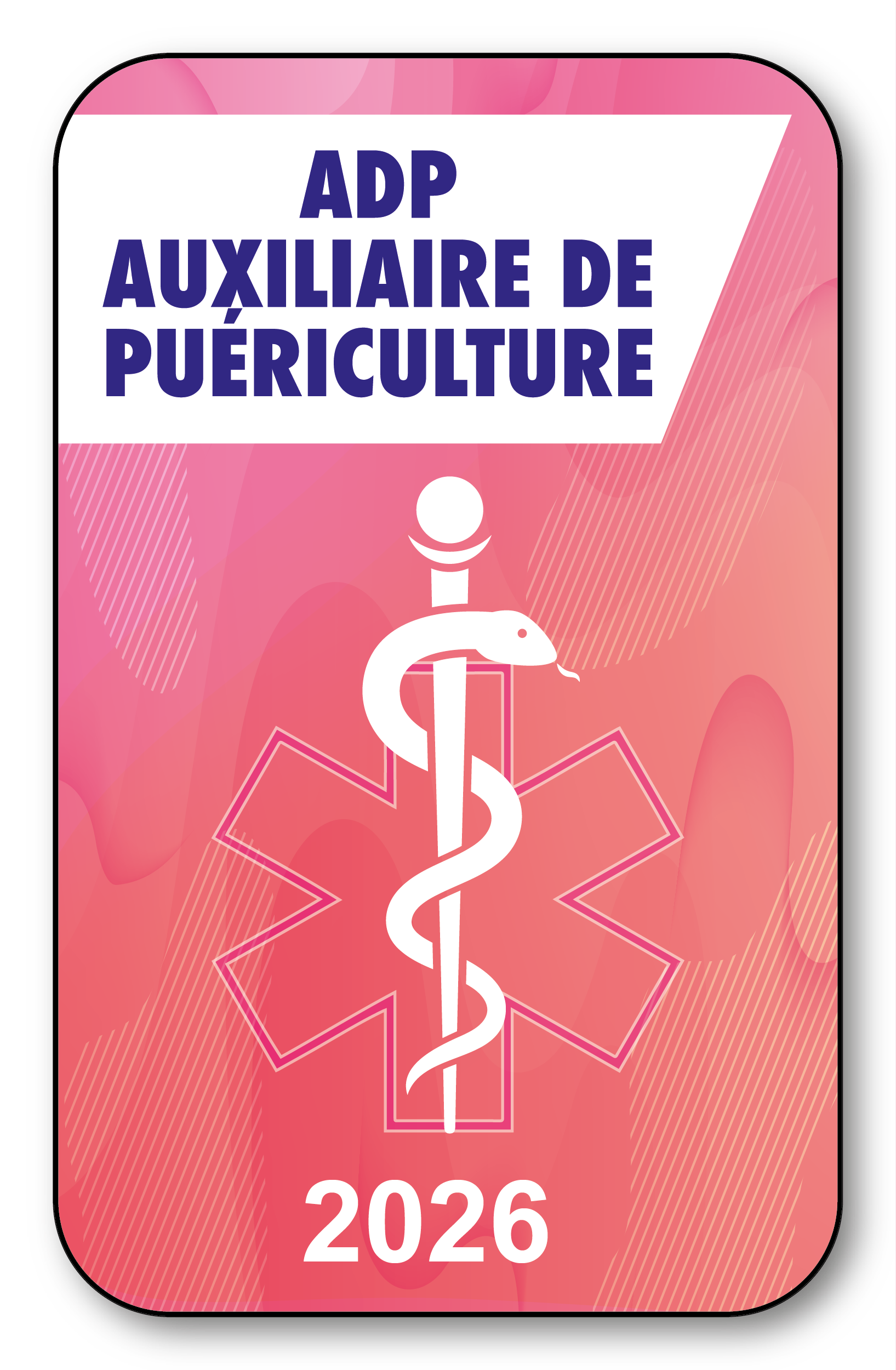 Autocollant Sticker - Vignette Caducée 2026 pour Pare Brise en Vitroph