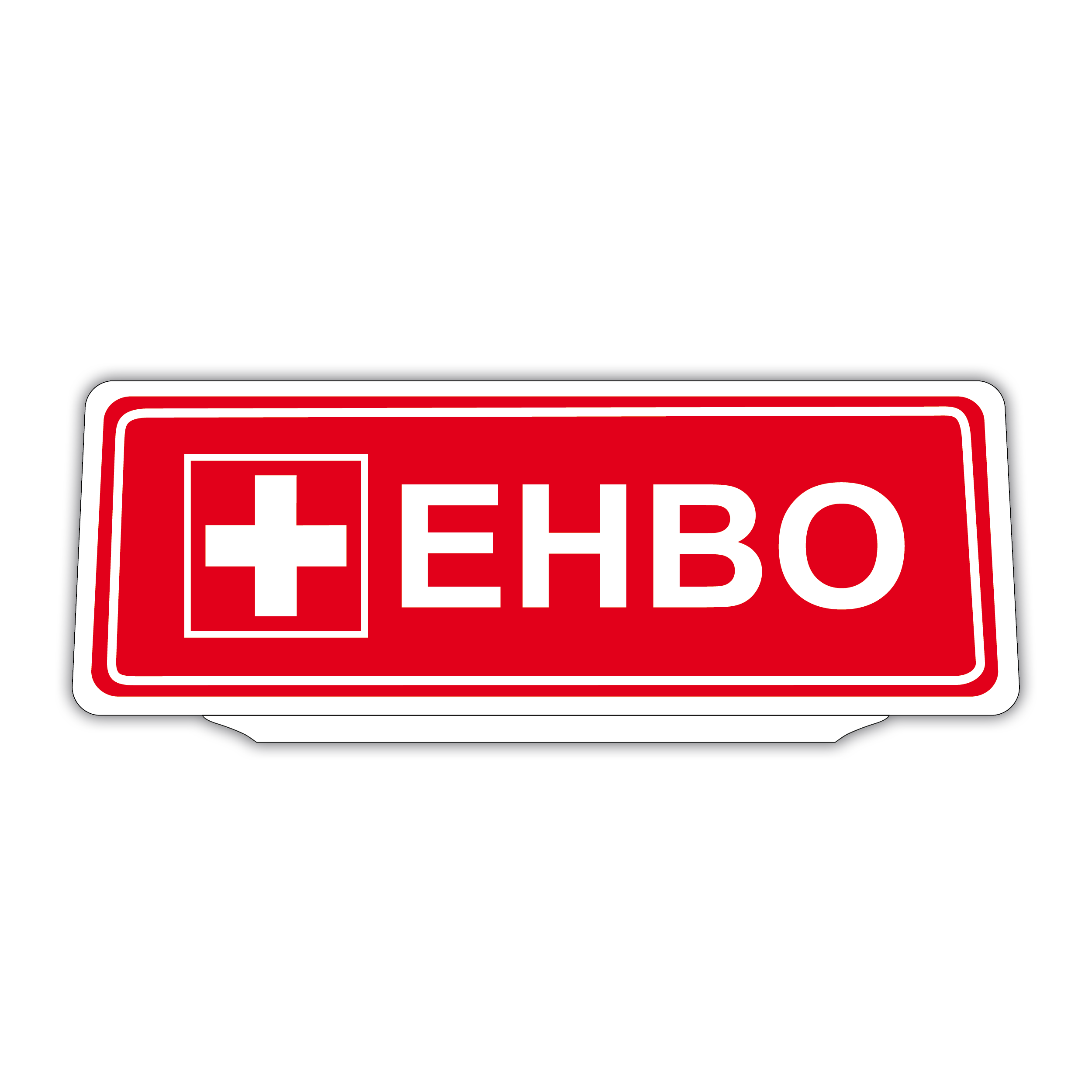 Clip Auto Zonneklep Bord Reflecterende met EHBO tekst